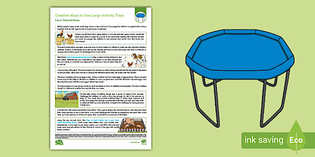 40 Tuff Tray Ideas - Twinkl
