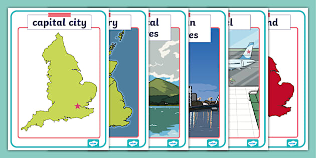 Geo Wonderers KS1 The UK Display Posters Lesson Six - Twinkl