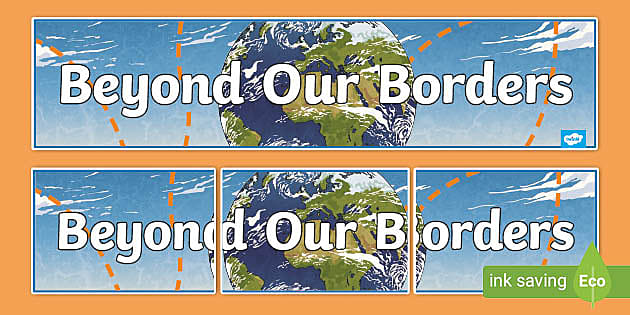 Beyond Our Borders Year 6 Integrated Unit Display Banner