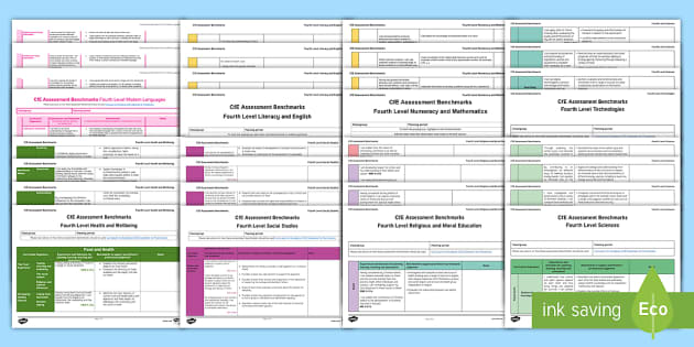CfE Fourth Level Assessment Benchmarks Resource Pack