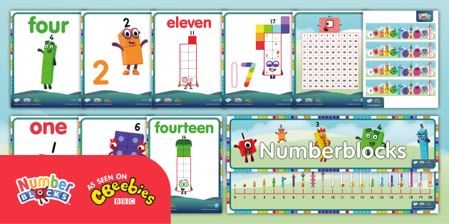 FREE Numberblocks 0 20 Bulletin Board Pack teacher Made 