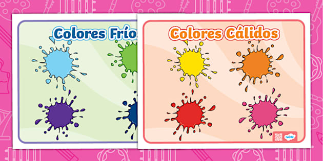 Póster: Colores Cálidos y Fríos - Twinkl