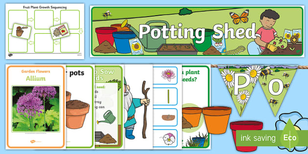 Potting Shed Role-Play Pack (teacher made)