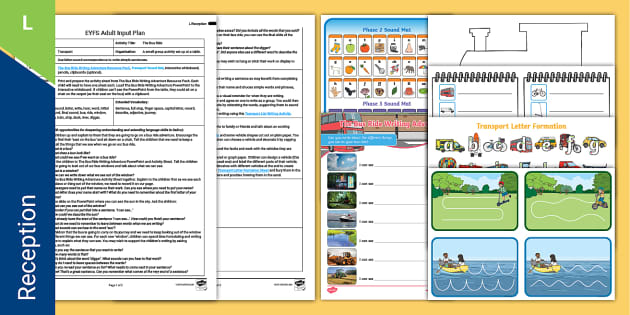 EYFS The Bus Ride Adult Input Plan and Resource Pack