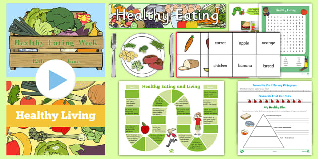 Healthy Eating Week Activities Pack (teacher made)