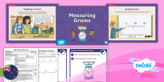 Level 3 Mass: Recognise Standard Units of Mass Lesson 1