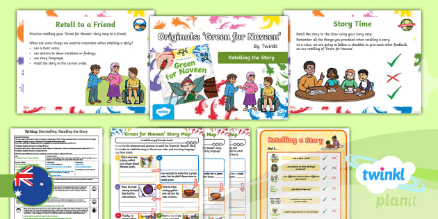 Foundation Writing: Green for Naveen Storytelling Lesson 3
