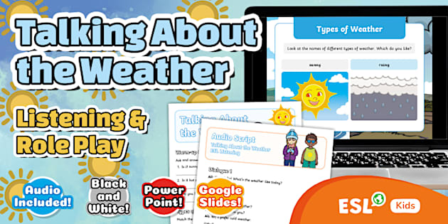 ESL Listening & Role Play - Talking About the Weather [Kids, Pre-A1]