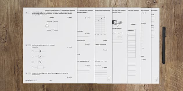 GCSE Required Practical: Resistance of a Wire Exam-Style Questions