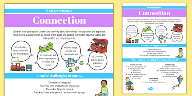 Connection Schema Information Poster (teacher made)