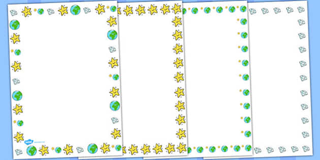 Twinkle Twinkle Little Star Page Borders - Twinkl