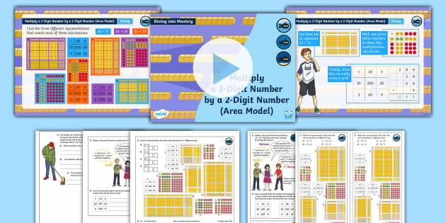 👉 Y5: Step 2 Multiply 2-Digit Number by 2-Digit (Area Model)