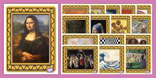 Famous Paintings Posters (teacher made) - Twinkl