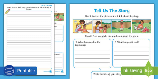Story Planning Worksheets | Tell A Story | South Africa