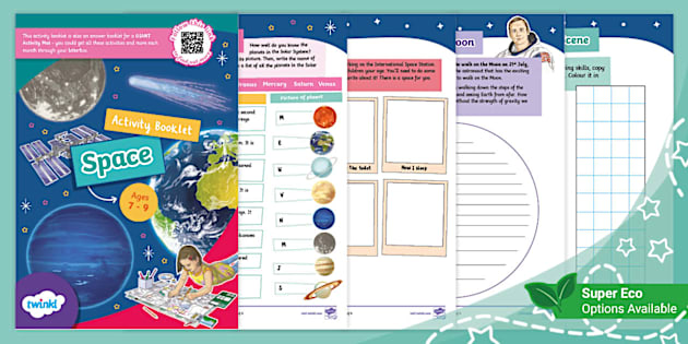 Space Activity Booklet 7 to 9 years (Teacher-Made) - Twinkl