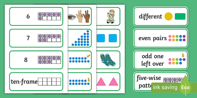 👉 EYFS Maths Word Cards (teacher made) - Twinkl