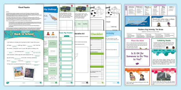Year 5-6 First Week Back Activity Pack (teacher made)