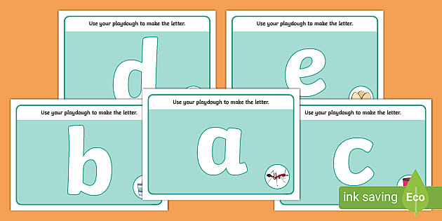 Phase 2 Modelling Dough Mats (teacher made) - Twinkl