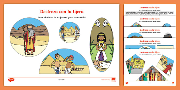 Ordena la historia: La vida de Moisés | TWINKL