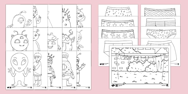 FREE! - Story Colouring Sheets to Support Teaching on Aliens Love ...