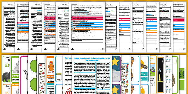 EYFS Maths: Numbers ELG Adult Input Planning and Resource Pack