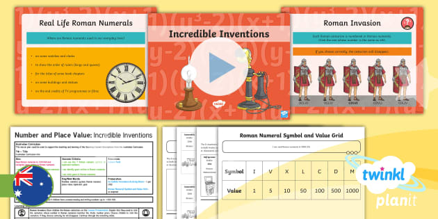 PlanIt Maths Year 5 Number and Algebra: Number and Place Value: Roman ...