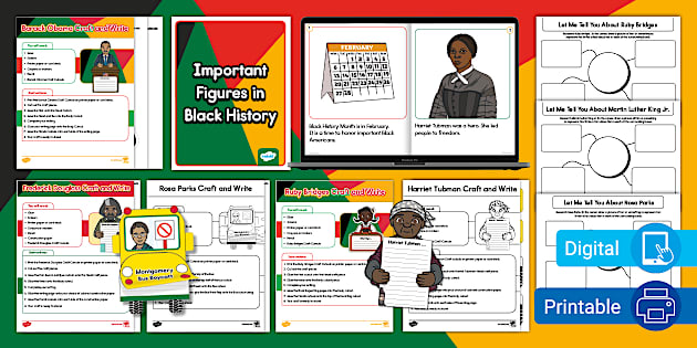 Black History Month Social Studies Bundle (Lehrer gemacht)