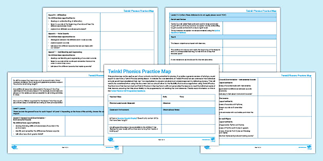 Twinkl Phonics Practice Map- Primary Resources - Twinkl