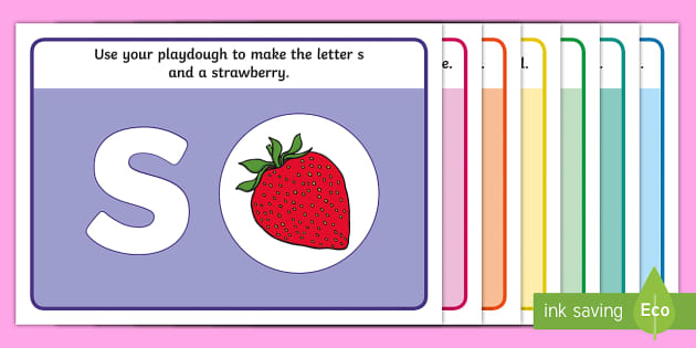 Phase 2 Phonics Playdough Mats (teacher made)