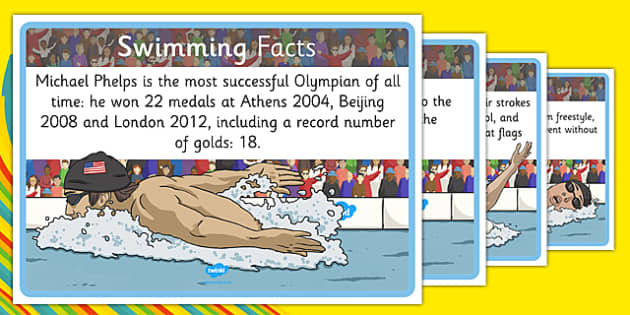 The Olympics Swimming Display Facts (teacher made)
