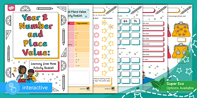 Maths Place Value and Number Booklet (Ages 6 - 7) - Twinkl