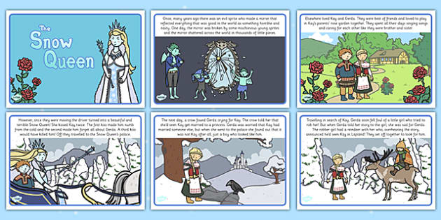 The Snow Queen Fairy Tale Story (teacher made) - Twinkl