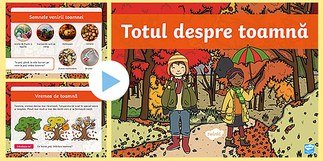 Totul despre toamnă – Prezentare PowerPoint - Twinkl