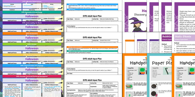 EYFS Halloween Bumper Planning Pack (teacher made)