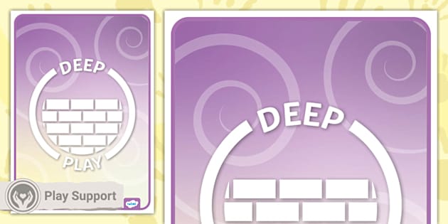Deep Play Icon Display Poster (teacher made) - Twinkl
