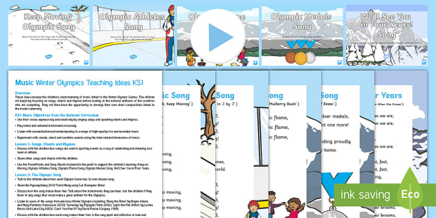 👉 KS1 Winter Olympic Music Teaching Ideas (teacher made)