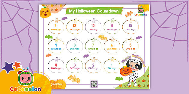 Free CoComelon Halloween Countdown Activity | Twinkl USA