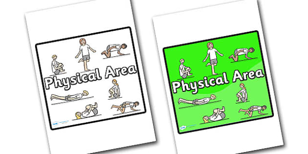 FREE! - 👉 Physical Area Sign (Teacher-Made)