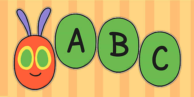 FREE! - Display Lettering to Support Teaching on The Very Hungry ...