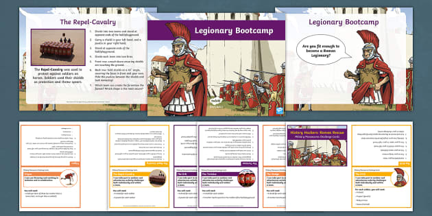 KS2 Roman Army Legionary Bootcamp PowerPoint and Outdoor Activity Pack