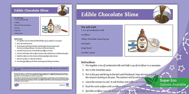FREE! - Edible Chocolate Slime Craft Instructions - Arts and Crafts