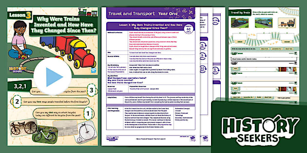 KS1 History Seekers: Travel & Transport Lesson 3
