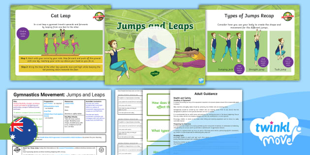 Move PE Year 3 Gymnastics: Movement Lesson 1: Jumps and Leaps Lesson Pack