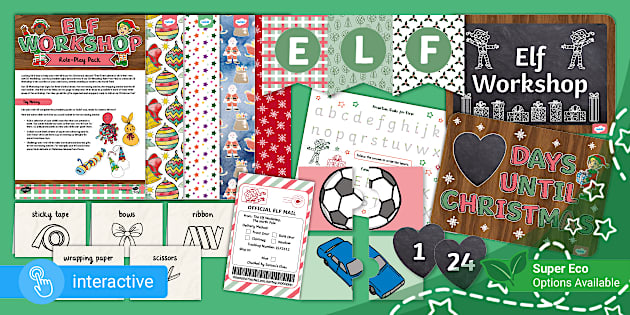 Elf Workshop Role-Play Pack (teacher made) - Twinkl