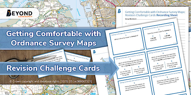 Getting Comfortable with Ordnance Survey Maps Revision Challenge