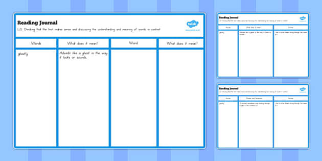 FREE! - Australia - Reading Journal to Support Teaching on The BFG