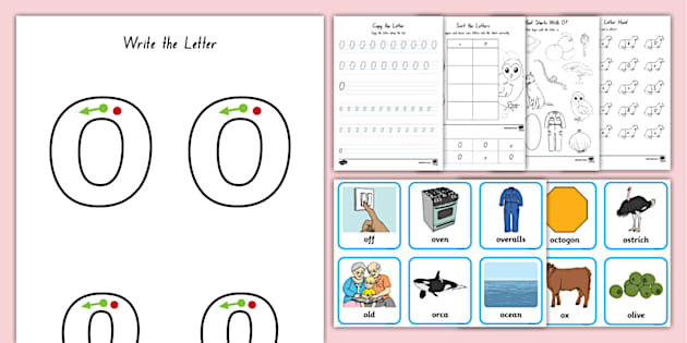 Letter O Words Handwriting Activity Pack | Twinkl - Twinkl