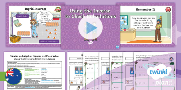 Year 2 Number and Place Value Inverse Relationships Lesson 2