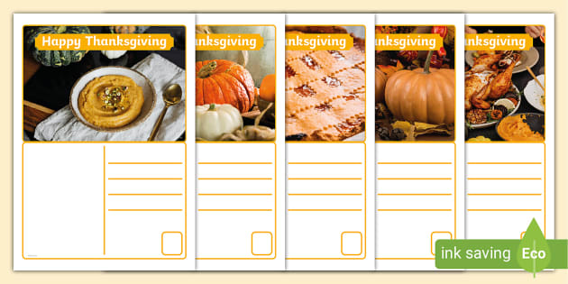 Vintage Thanksgiving Postcards | Thanksgiving | Twinkl | KS1