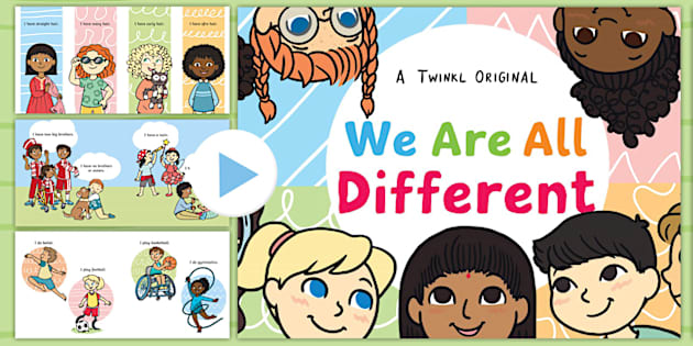 Grade 1: We Are Different PowerPoint Presentation (SA)